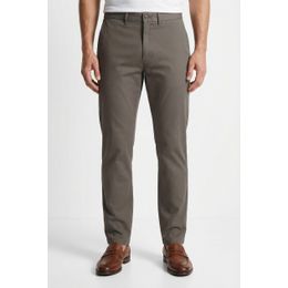 Chinohose Tommy Hilfiger "DENTON CHINO 1985 PIMA COTTON", Herren, Gr. 33, L&auml;nge 32, schwarz ash, Twill, Obermaterial: 96% Baumwolle, 4% Elasthan, straight fit kn&ouml;chellang, Hosen Chinohose, von der Kollektion aus 1985 inspiriert