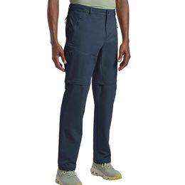 Zip-off-Hose Jack Wolfskin "PICO TRAIL ZIP OFF PANTS M", Herren, Gr. 58, Normalgr&ouml;&szlig;en, blau (midnightsky), Obermaterial: 100% Polyester; Futter: 100% Polyester, Hosen