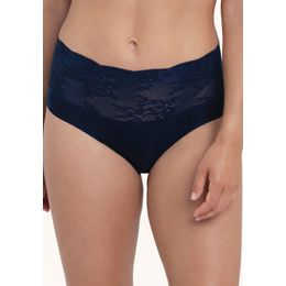 Taillenslip ANITA SINCE 1886 "Essential Lace", Damen, Gr. M, maritim blau, Obermaterial: 63% Polyamid, 28% Elasthan, 9% Baumwolle, unifarben, eng, Unterhosen Taillenslip, weich, feminin, elastisch, bequem, dekoratives Spitzenband
