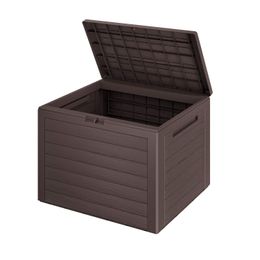 Casaria Gartenbox Lille 190L Braun in Holzoptik wetterfest abschlie&szlig;bar