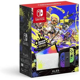 Nintendo Switch OLED 64GB - Schwarz - Limited Edition Splatoon 3