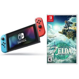 Nintendo Switch 32GB - Schwarz Standard + Zelda Tears of the kingdom