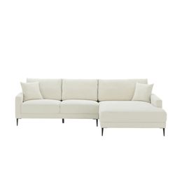 H&ouml;ffner Ecksofa Valissan &brvbar; creme &brvbar; Ma&szlig;e (cm): B: 276 H: 84 T: 173.0 &raquo; H&ouml;ffner