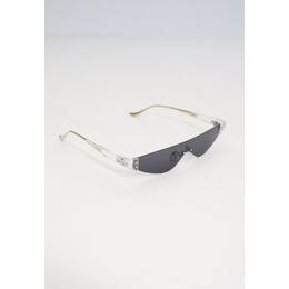 Urban Classics Sonnenbrille 'Valencia' Damen Gr&ouml;&szlig;e One Size gold / dunkelgrau / transparent