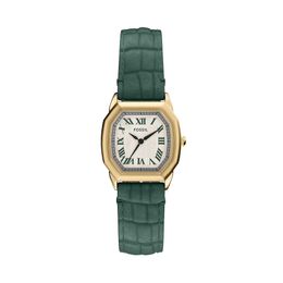 Fossil Uhr 'HARLOW' Damen Gr&ouml;&szlig;e One Size gold / gr&uuml;n / schwarz / wei&szlig;