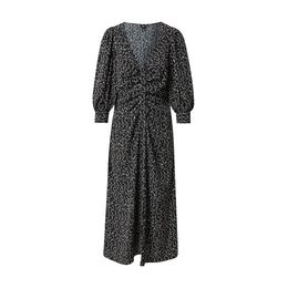 River Island Kleid Damen Gr&ouml;&szlig;e 40 schwarz / wei&szlig; Winterkleid