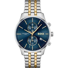 BOSS Analog Watch male Silver size One Size