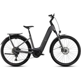Cube Kathmandu Hybrid Pro 800 Wh E-Bike Easy Entry 28" slapgrey'n'chrome 46 cm | Dienstrad-Leasing m&ouml;glich