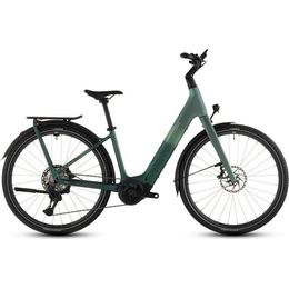 Cube Kathmandu Hybrid C:62 SLT 400X Wh E-Bike Easy Entry 28" seafoam'n'chrome 54 cm | Dienstrad-Leasing m&ouml;glich