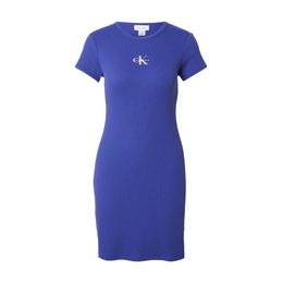 Calvin Klein Jeans Kleid Damen Gr&ouml;&szlig;e 42 royalblau Winterkleid