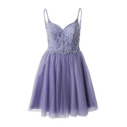 Laona Kleid Damen Gr&ouml;&szlig;e 42 silbergrau / lavendel / transparent