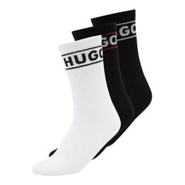 Hugo Socks female Black, White size 35/38