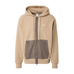 Nike Sportswear Zip-Up Hoodie male Beige size S