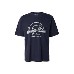 Jack & Jones JACK & JONES T-Shirt 'JJEDenver' Herren Gr&ouml;&szlig;e S marine / wei&szlig;