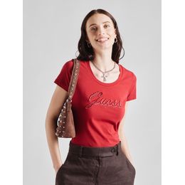Guess T-Shirt Damen Gr&ouml;&szlig;e M rot / transparent