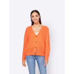 Heine Strickjacke Damen Gr&ouml;&szlig;e XS orange