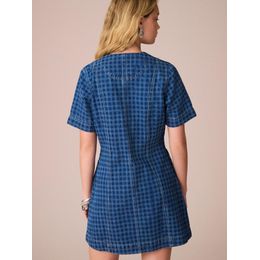 next Kleid Damen Gr&ouml;&szlig;e 42 blau / blue denim Winterkleid