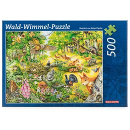 Quelle & Meyer Verlag Wald Wimmel Puzzle 500 Teile