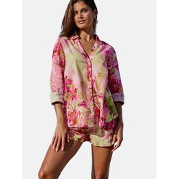 Lipsy Bluse Damen Gr&ouml;&szlig;e L goldgelb / schilf / pink / fuchsia