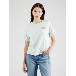 RVCA T-Shirt 'SUNSET' Damen Gr&ouml;&szlig;e XL azur / mint / tanne / orange