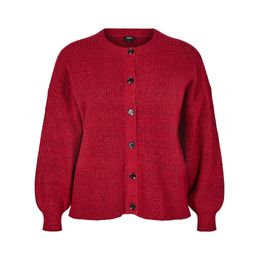 ZIZZI Strickjacke 'Cavista' Damen Gr&ouml;&szlig;e XXXL/4XL rot