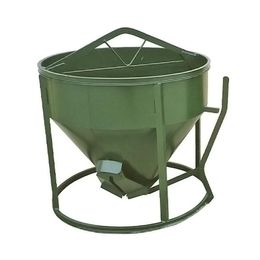 AEM Konischer Betonbeh&auml;lter 400 l, H 98 &times; &Oslash; 91 - mit Doppelverschluss