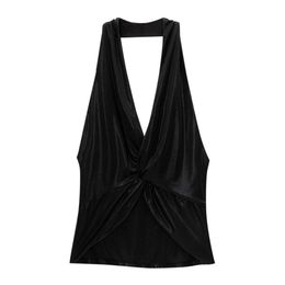 Pull&Bear Pull&Bear Top Damen Gr&ouml;&szlig;e XS schwarz