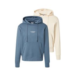 Jack & Jones Jack & Jones Sweatshirt 'JJESOHO' male Beige, Blue size M