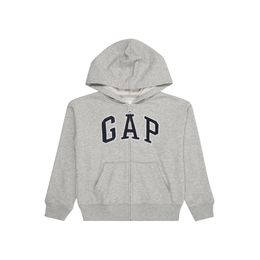 GAP Zip-Up Hoodie 'HERITAGE' boy Grey size XL