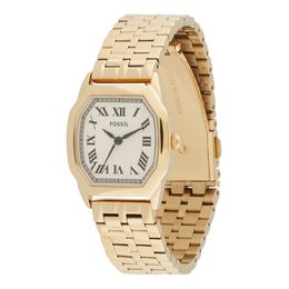 Fossil Uhr 'Harlow' Damen Gr&ouml;&szlig;e One Size creme / gold / schwarz