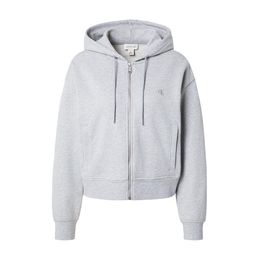 Calvin Klein Jeans Zip-Up Hoodie female Grey size XXL