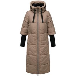 Navahoo Winter Coat 'Ciao Miau XIV' female Beige size XL