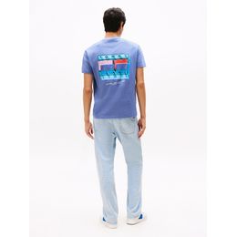 Tommy Jeans T-Shirt Herren Gr&ouml;&szlig;e M indigo / aqua / rosa / orangerot