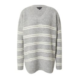 Dorothy Perkins Pullover Damen Gr&ouml;&szlig;e XL graumeliert / wei&szlig;