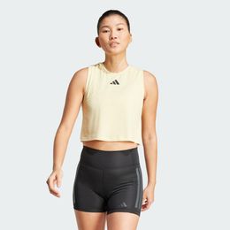 adidas Performance Sporttop 'Power' Damen Gr&ouml;&szlig;e M/L hellgelb / schwarz