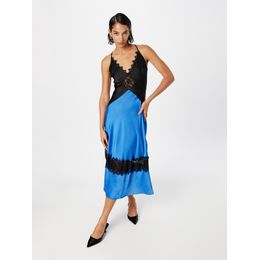 Karen Millen Kleid Damen Gr&ouml;&szlig;e 44 azur / schwarz Winterkleid