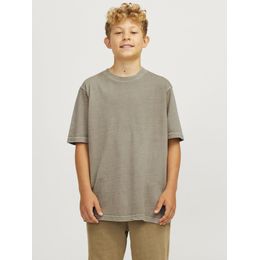 Jack & Jones Jack & Jones Junior T-Shirt 'JJECHARGE' Jungen Gr&ouml;&szlig;e 164 grau