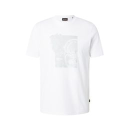 BOSS Shirt 'Te_Imprint' male White size 5XL