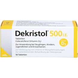 Dekristol 500 I.E. Tabletten 50 St