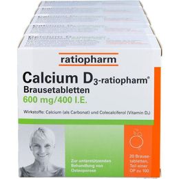 Calcium D3-ratiopharm Brausetabletten 100 St