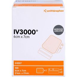 smith&nephew Opsite Iv 3000 6x7 cm transp.Kan&uuml;lenfixier. 100 St