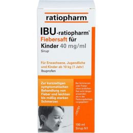 IBU-ratiopharm Fiebersaft f&uuml;r Kinder 40 mg/ml 100 ml