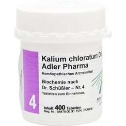 Biochemie Adler 4 Kalium chloratum D 6 Tabletten 400 St