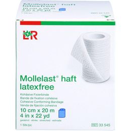 Lohmann & Rauscher Mollelast haft Binden latexfrei 10 cmx20 m blau 1 St
