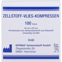 Zellstoff Vlies Kompressen unsteril 10x20 cm 100 St