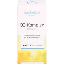 Sanhelios Vitamin D3 Sonnenvitamin-Komplex mit K2 80 St