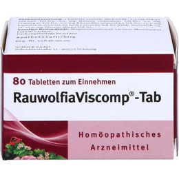 Rauwolfiaviscomp Tab Tabletten 80 St