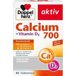 Queisser Doppelherz Calcium 700+Vitamin D3 Tabletten 80 St