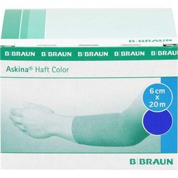 B.Braun Askina Haftbinde Color 6 cmx20 m blau 1 St