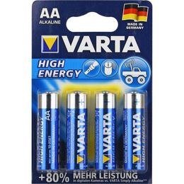 Batterien Mignon LR6 Aa 4906 Varta High 4 St